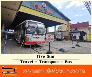 Five Star Bus Schedule Terminal and Contact Number